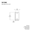 Door Strike Filler Plate | Multiple Finishes | 1-1/8" x 2-1/4" – TUFF ...